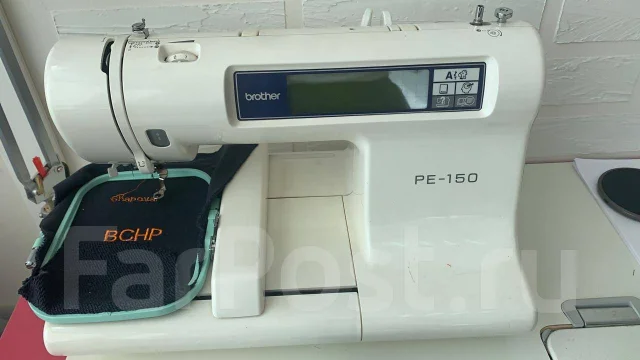 Вышивальная машина Brother PE 150, б/у, в наличии. Цена: 7 000₽ во ...