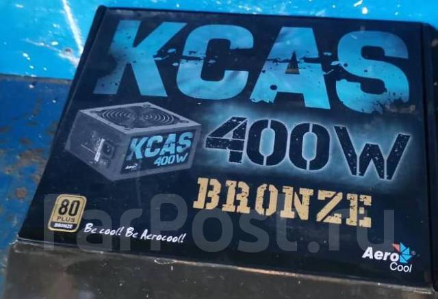 Блок питания KCAS 400W Bronze, б/у, в наличии. Цена: 2 000₽ во Владивостоке