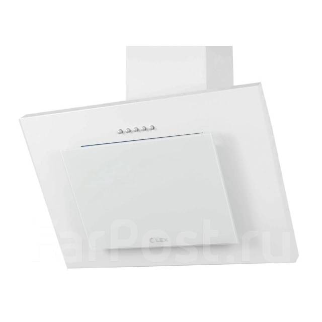 Наклонная Вытяжка для кухни 50 см LEX MINI 500 White настенного монтажа ...