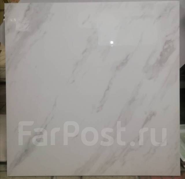Керамогранит 600*600 Белый мрамор глянец, в наличии. Цена: 396₽ во ...