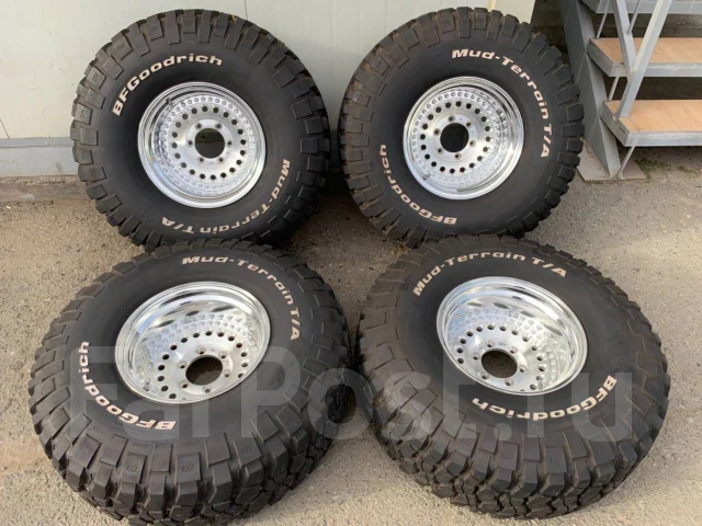 35/12.5R15 99% BFGoodrich хром литьё R15 9.5j -44 6/139.7, 15", 1 шт ...