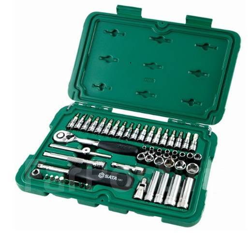 Набор инструментов Sata 1/4" 52 предм. 09002, новый, в наличии. Цена: 4 ...