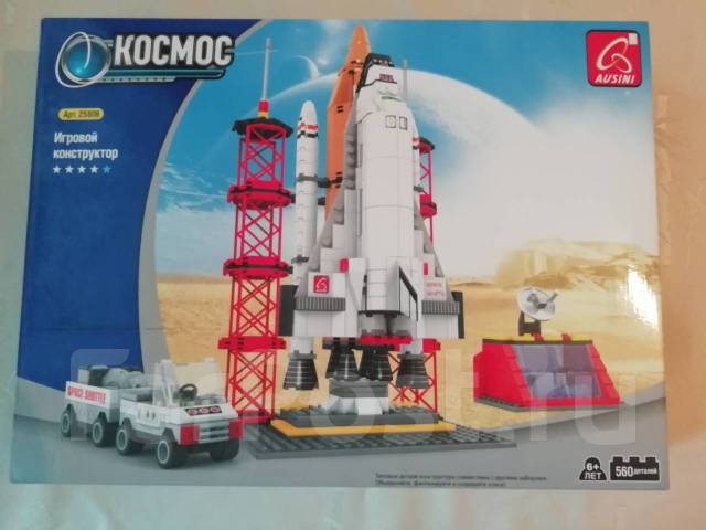 Конструктор аналог лего Космодром с космическим шатлом - Игрушки во ...