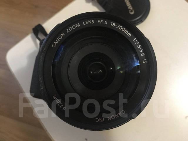 Canon EOS 60D + объектив 18-200mm. Kit, 15 - 19.9, 10х, б/у, в наличии ...
