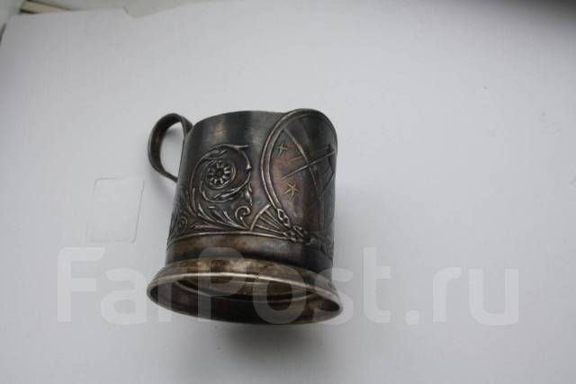 Подстаканник - космос - спутник - СССР, б/у, в наличии. Цена: 2 100₽ во ...