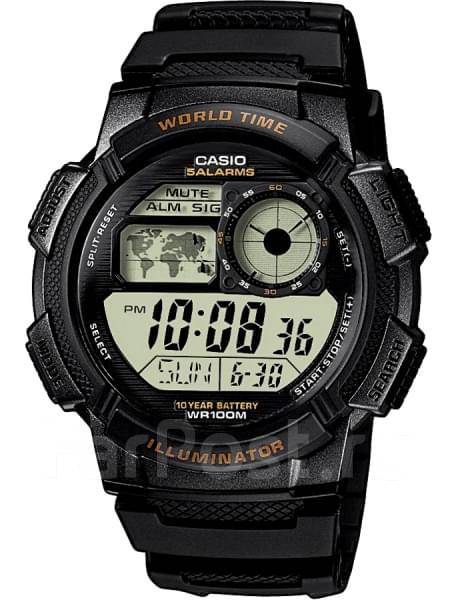 Хит Электронные часы Casio Ae 1000w 1a водонепроницаемые для всех новый в наличии Цена 3