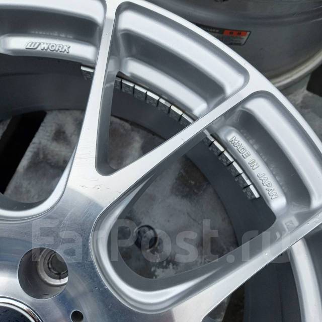 Диски литые Work Japan R18, 5-112, 18", 1 шт, 5x112, 66,6 мм. 2 шт, б/у ...