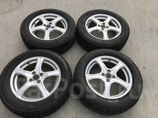 205/60 R16 Bridgestone VRX литые диски 4х100 (K24-1602) - Колёса в Находке