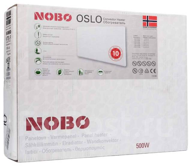 Сделано в Норвегии Конвектор электрический NOBO Oslo NTL4S 15 на 20м2, новый, в наличии. Цена ...