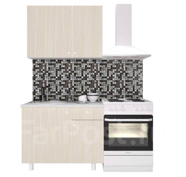 Кухня новая по цене б/у прямая 120 см. Цвет дуб феррара, новый, в ...