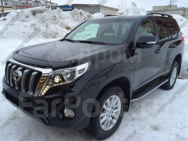 Дефлектор на капот Toyota Prado 150 2014-2017 EGR, мухобойка Прадо 150 ...