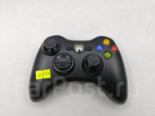 Геймпад Xbox 360 оригинал, б/у, в наличии. Цена: 2 000₽ во Владивостоке