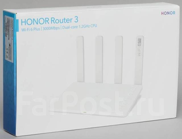Роутер Wi-Fi 6 Honor Router 3 White (WiFi 6! XD20) Ростест, новый, в ...