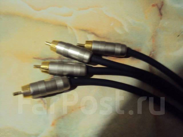 Межблочный RCA звуковой кабель для усилителя техникс япония, б/у, в ...