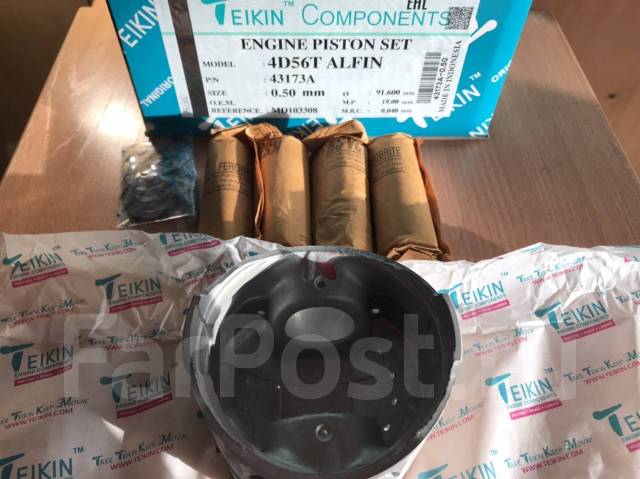 Поршни 4D56 / 4D56T Teikin 43173A Alfin +0.5 mm MD103308 купить во ...