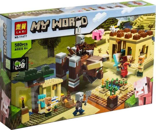 Конструктор LARI 11477 Minecraft "Патруль разбойников" (ан-г LEGO ...