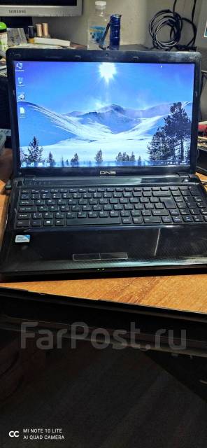 Ноутбук DNS, 15.6", 250 Гб, 3072 мб, 2,4 ГГц, WiFi, Bluetooth, 3 ч. б/у ...