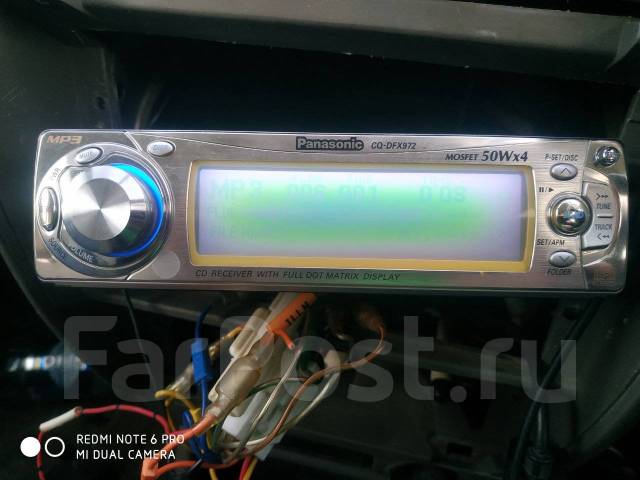 Магнитола Панасоник Аукс Panasonic cq-dfx972 - Магнитолы в Новосибирске