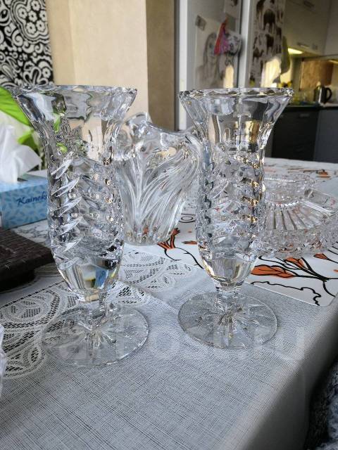 Ваза для цветов хрусталь в наличии Цена 600₽ во Владивостоке