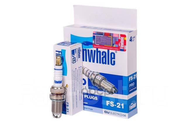 Свеча Зажигания Logan, Sandero, Lada Largus 8v Fs21 Finwhale арт. FS21 ...