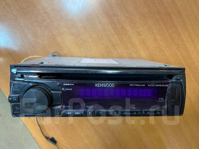 Магнитола Kenwood KDC-3454UQ, 1 DIN — 178x50 мм, б/у, в наличии. Цена ...