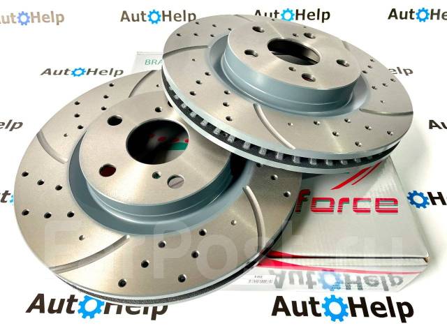 Диски тормозные перед перфорированные G-brake GFR-21379L | GFR-21379R ...