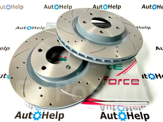 Диски тормозные перед перфорированные G-brake GFR-20804L | GFR-20804R ...