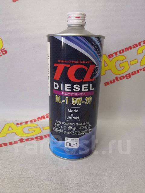 Масло моторное TCL Diesel, Fully Synth, DL-1, 5W30, 1л. D0010530 ...