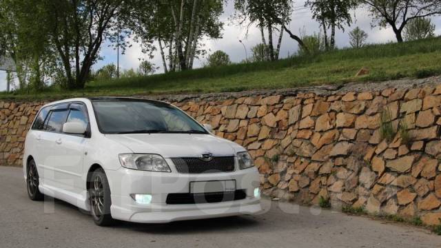 Накладка Gialla на передний бампер Toyota Fielder 121 2-й рестайл ...