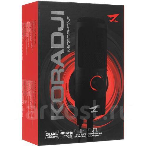 Микрофон ZET Gaming Koradji, новый, в наличии. Цена: 8 000₽ во Владивостоке