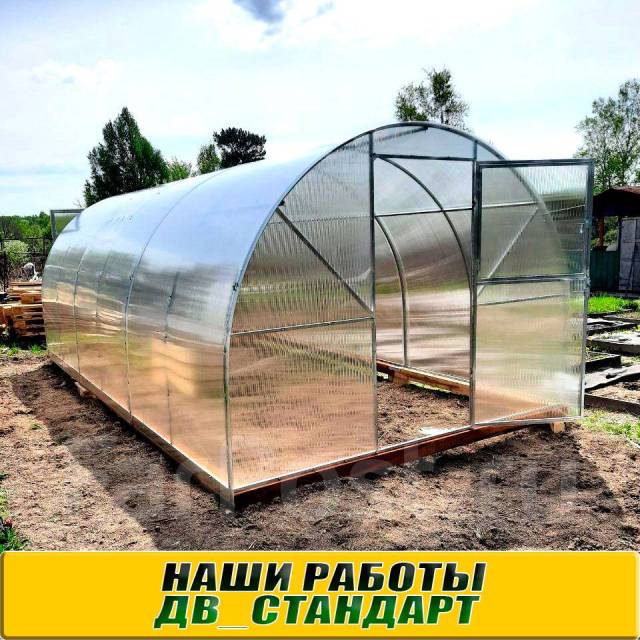 Теплица из поликарбоната ДВ Крепкая 3x6, новый, под заказ. Цена: 46 600 ...