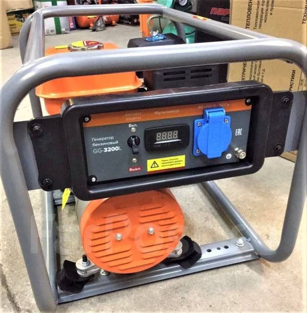 Генератор бензиновый Кратон GG-3200L. 220В. 2700/3000Вт. Гарантия, в ...