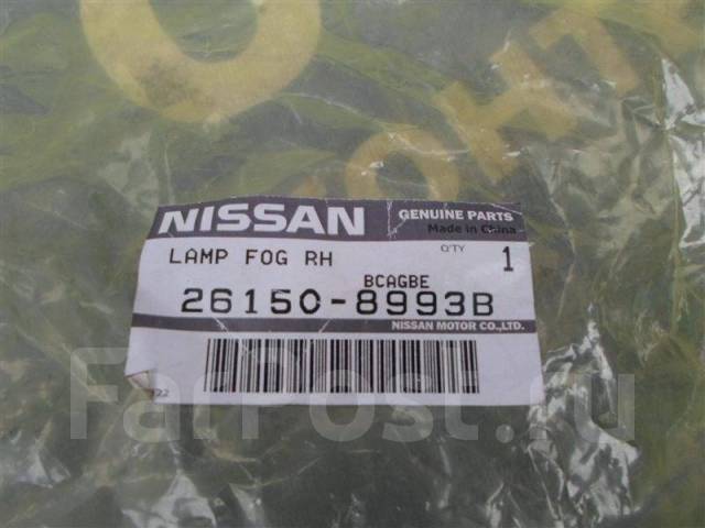 Фара противотуманная Nissan Nissan X-Trail 261508993B T31R купить во ...