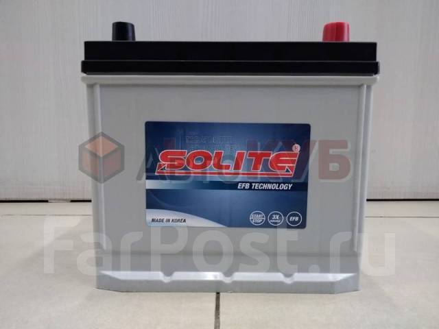 Аккумулятор Solite EFB Q-85 70А/ч 730А (Start Stop), обратная (левое), 70 А.ч. корея, новый, под ...