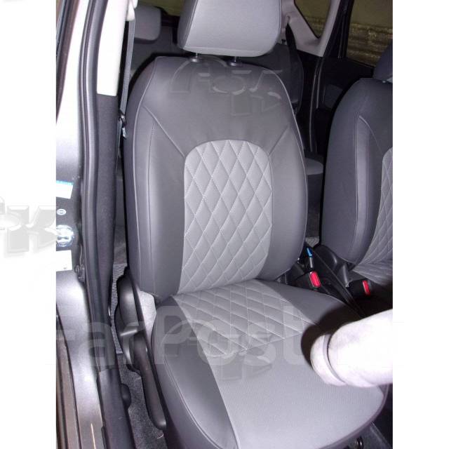 Модельные чехлы на Nissan NOTE E12 (2012-2020) Черные экокожа купить во Владивостоке по цене: 8 ...