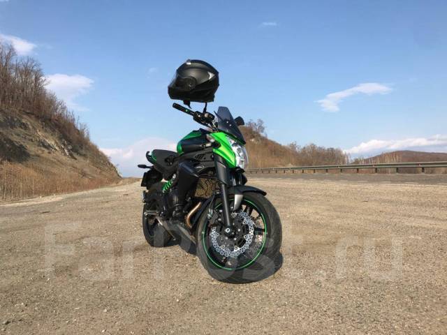 Kawasaki ER-6n abs, 2015, 650 куб. см. 4х тактный, с пробегом, исправен ...