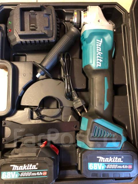 Ушм Турбинка болгарка аккумуляторная Makita 68 v Диск 125 мм, новый, в ...