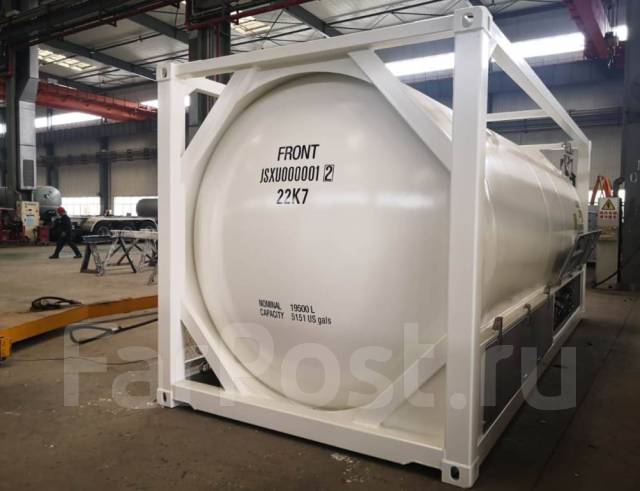 Криогенный танк-контейнер Т75 20500л для кислорода, аргона, азота ...