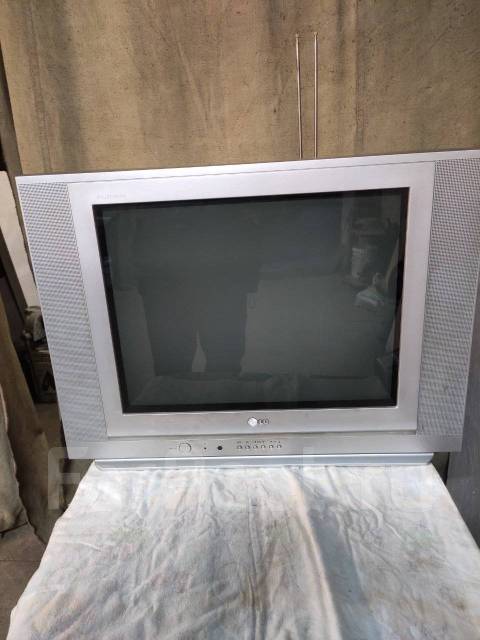 Телевизор LG Flatron, LG, CRT (ЭЛТ), б/у, в наличии. Цена: 1 500₽ во ...
