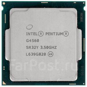 Процессор Intel Pentium G4560 OEM 2/4СТ 3500MHz все работает Lga 1151 ...