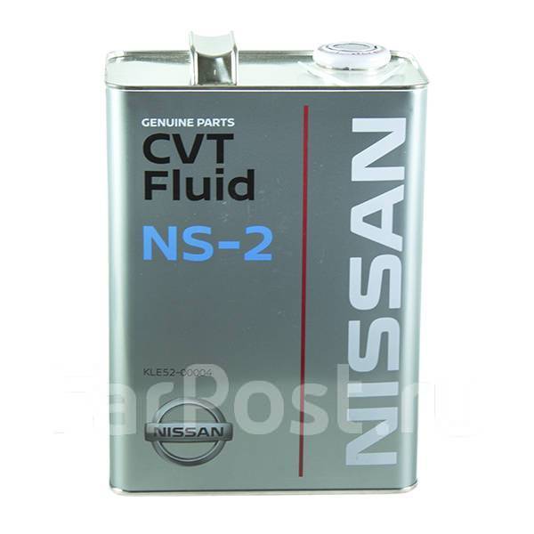 Масло трансмиссионное Nissan CVT NS-2, 4л KLE5200004, 4,00 л. для ...