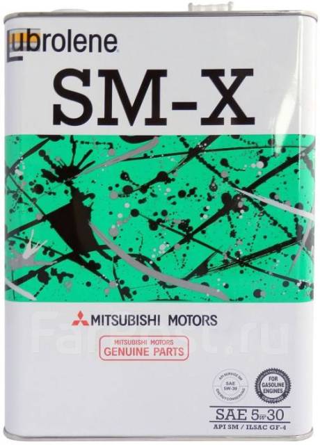 Моторное Масло Mitsubishi Lubrolene SM-Х 5W-30 4 л - Моторные масла во ...