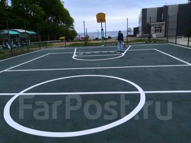 Нанесение дорожной разметки от 50 рублей за м/п. Разметка паркингов ...