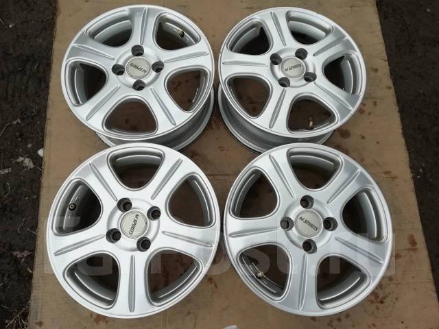 Продам красивые диски R14 из Японии, M'z SPEED, 14", 1 шт, 4x100, 56,1 ...