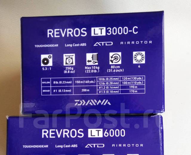 Катушка безынерционная Daiwa 19 Revros LT 3000, новый, в наличии. Цена ...