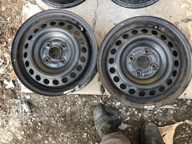 Железные диски, Honda, 14", 1 шт, 4x100, штампованные, 56,1 мм. 2 шт, б ...