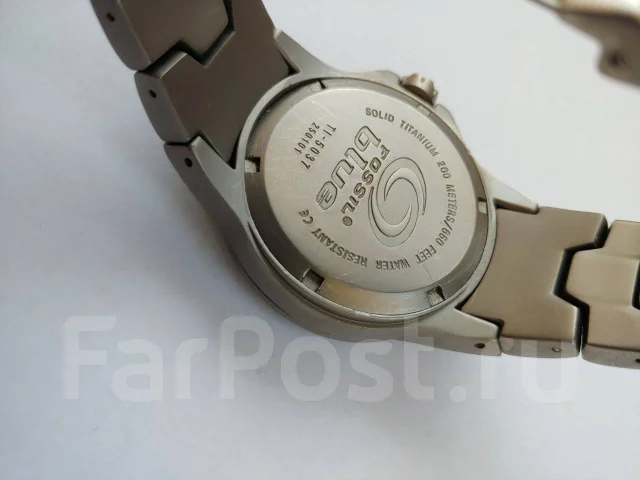 Мужские часы Fossil TI-5037 Titanium, для мужчин, б/у, в наличии. Цена ...