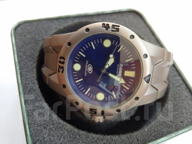 Мужские часы Fossil TI-5037 Titanium, для мужчин, б/у, в наличии. Цена ...