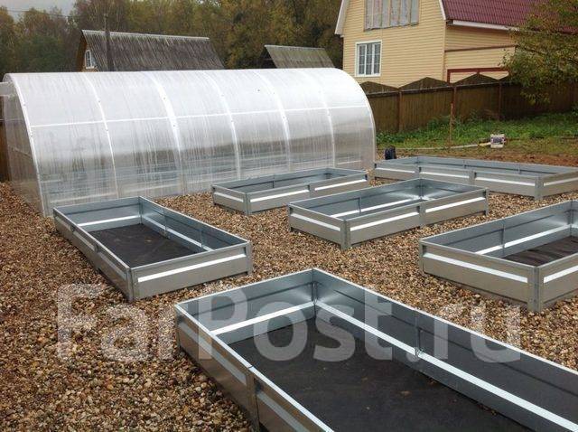 Грядки оцинкованные, новый, в наличии. Цена: 2 200₽ в Находке