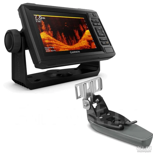 Продам картплоттер Garmin echoMAP Plus 63cv [ = 62cv ] + датчик+карты ...